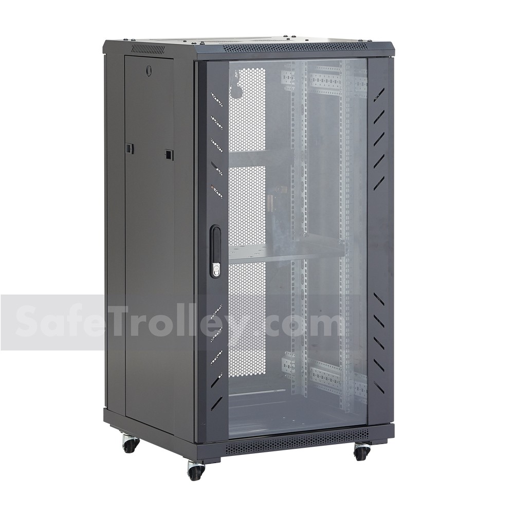 22U Floor Standing Server Rack F6622G SafeTrolley