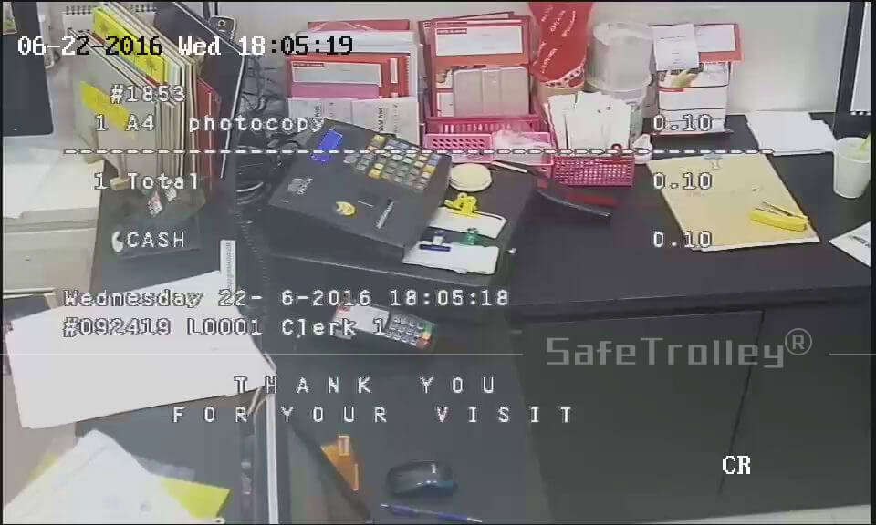 SafeTrolley® HD IP CCTV Camera Text Inserter for POS & Cash Register ...
