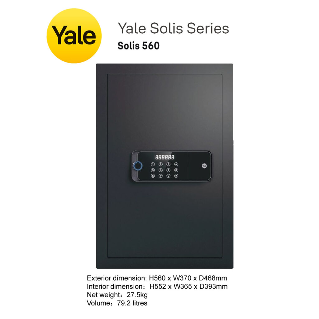 Yale Fingerprint Safe Solis 560 - SafeTrolley