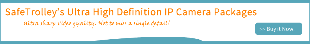 Ultra High Definition CCTV IP Camera by Dahua & Hikvision - SafeTrolley