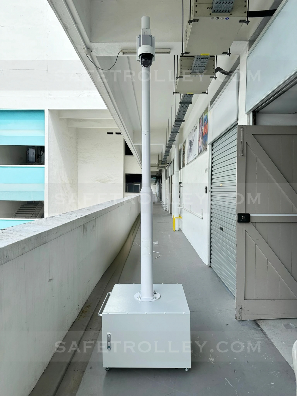 Solar Powered CCTV Solution - SafeTrolley