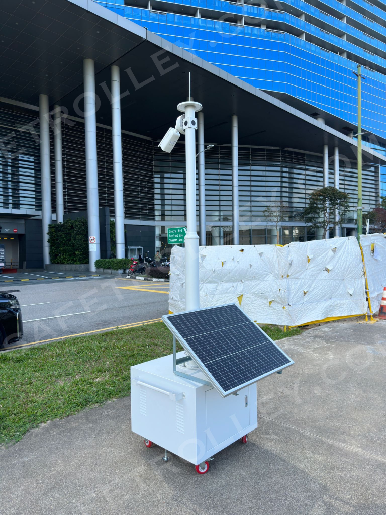 Solar Powered CCTV Solution - SafeTrolley