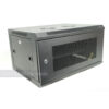 6U Wall Mount Server Rack W6406M Mesh Door - SafeTrolley