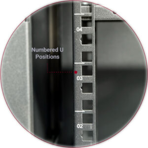 15U Floor Standing Server Rack F6615G - SafeTrolley